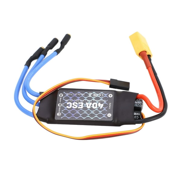 Brushless ESC, ESC Throttle Stroke Calibration Black For Fixed Wing ...