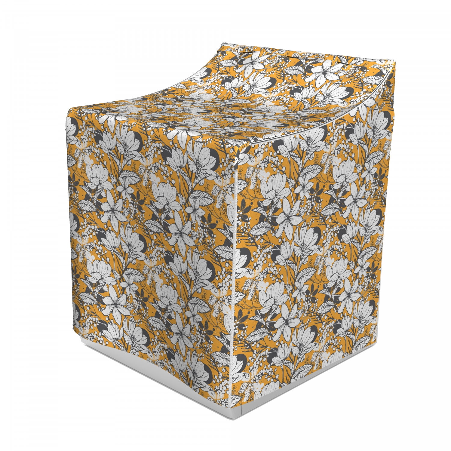 Floral Washer Cover, Hibiscus Plant Exotic Beach Island Theme with ...