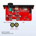 160W Amplifier Bluetooth 5.0 MP3 Decoder Board FM Audio Microphone ...