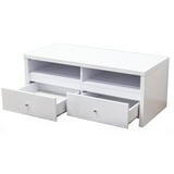 47” Inch TV Stand Console Entertainment Center with Two Drawers and Two ...