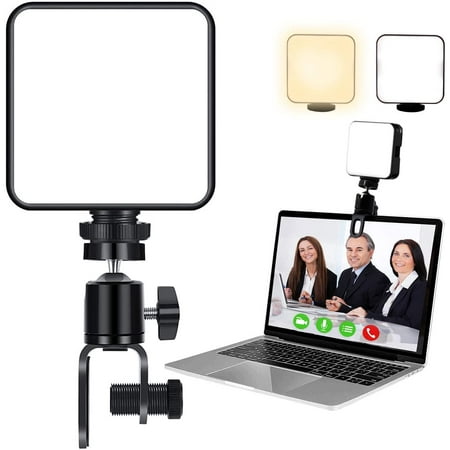 Bmatwk Video Conference Lighting Kit, Rechargeable Zoom Lighting for ...