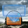 10000mAh/37000mWh Radio-Weather Radio Portable AM FM Auto Scan with ...