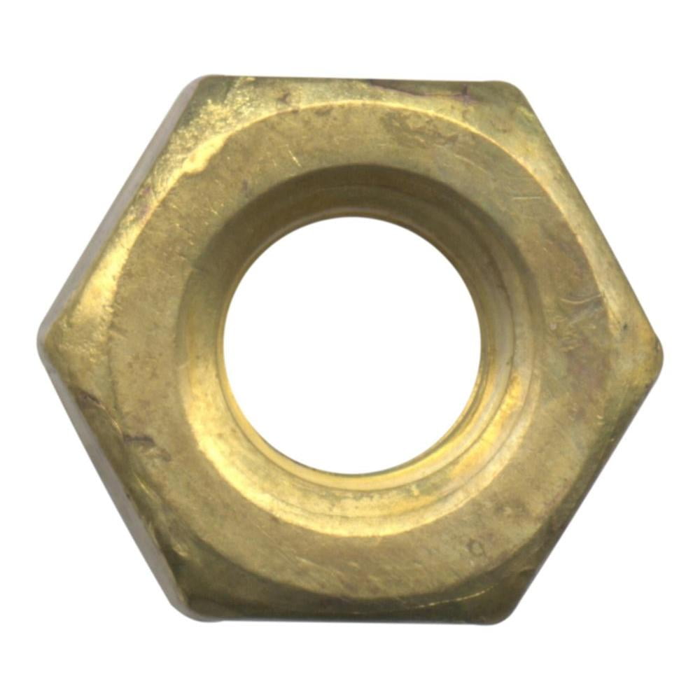 #4-40 Hex Machine Screw Nut, Brass, (inch) (Quantity: 100) - Walmart ...