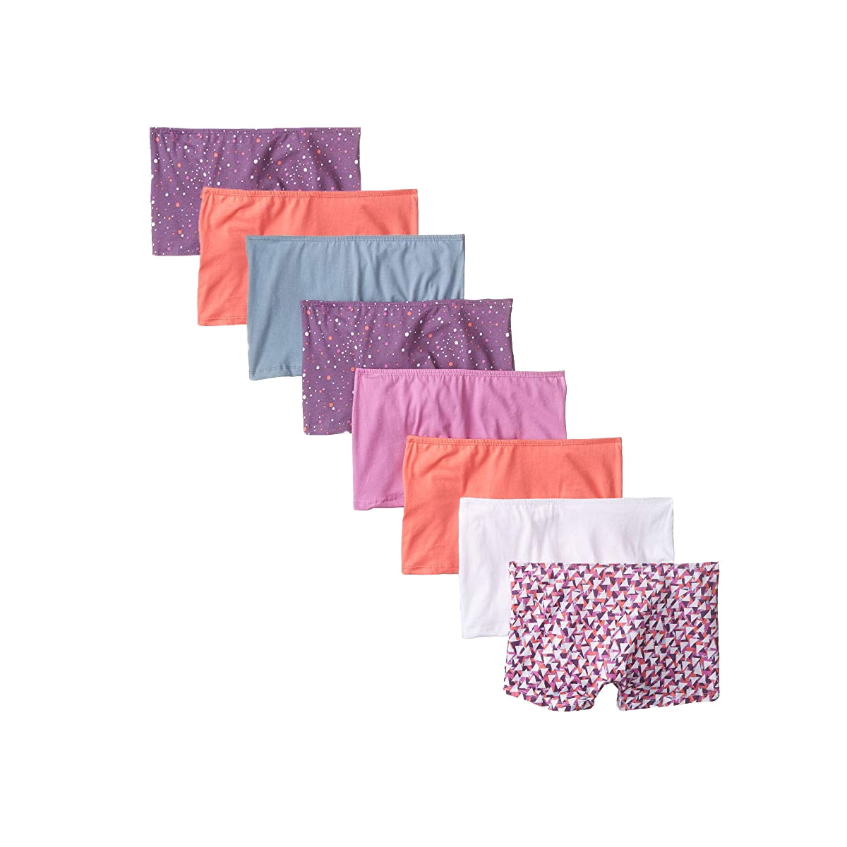 Fruit of the Loom Women's 8 Pack Comfort Covered Waistband Boyshort Panties - Walmart.com