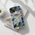 Sea Turtle Stained Glass Phone Case - Aesthetic Marine Animal Art Case ...