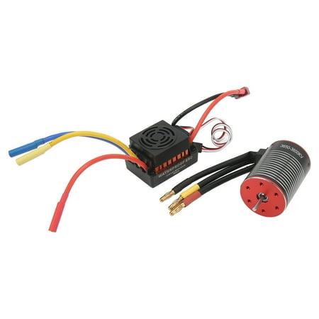 Brushless Motor ESC Set, 4 Pole 12 Slot High Torsion 3600KV Brushless ...