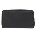 COACH IM/Black Medium ID Zip Wallet in Leather, Model CA733 - Walmart.com