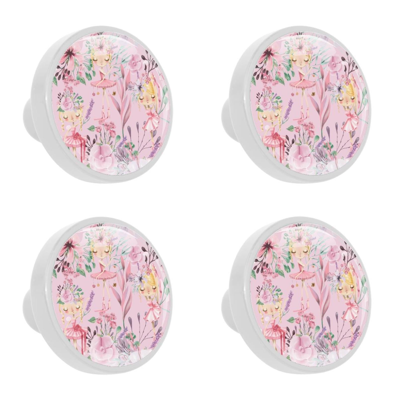 4 Pcs Ballet Girls Ballerinas Knobs for Kitchen Cabinet Cupboard ...