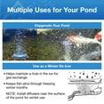 Aquascape 75000 Double Pond Water Aerator Air Pump Circulation Outlet ...