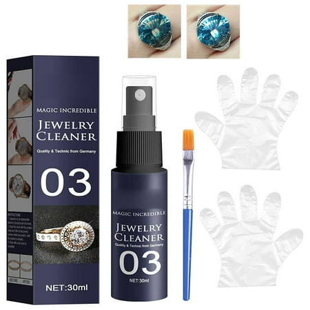 Jewelry Cleaner Spray Concentrate, Fast Strong Cleaning, Restores Shine ...