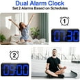 SRWEHG-Alarm Clock for Bedroom with Night Light & Bold Digits-7 in ...