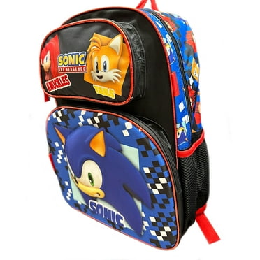 Sonic The Hedgehog Backpack 11" Mini Toddler Sega Knuckles Tails Let's ...