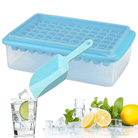 Ice Cube: Ice Cube Mold - Ice Cube Tray With Lid - Ice Cube Bucket ...