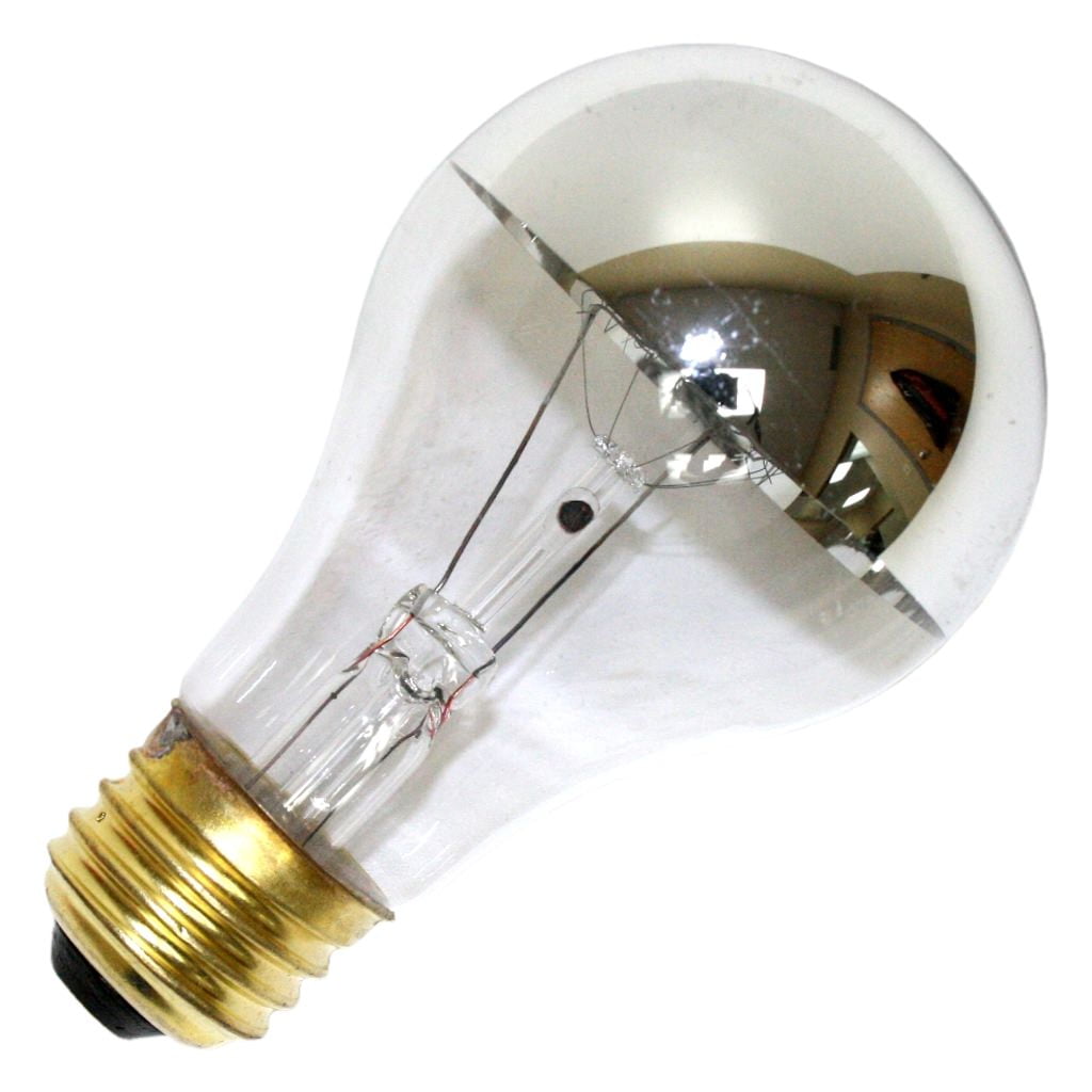 Halco 101182 - A19CL100/SB Silver Bowl Light Bulb - Walmart.com