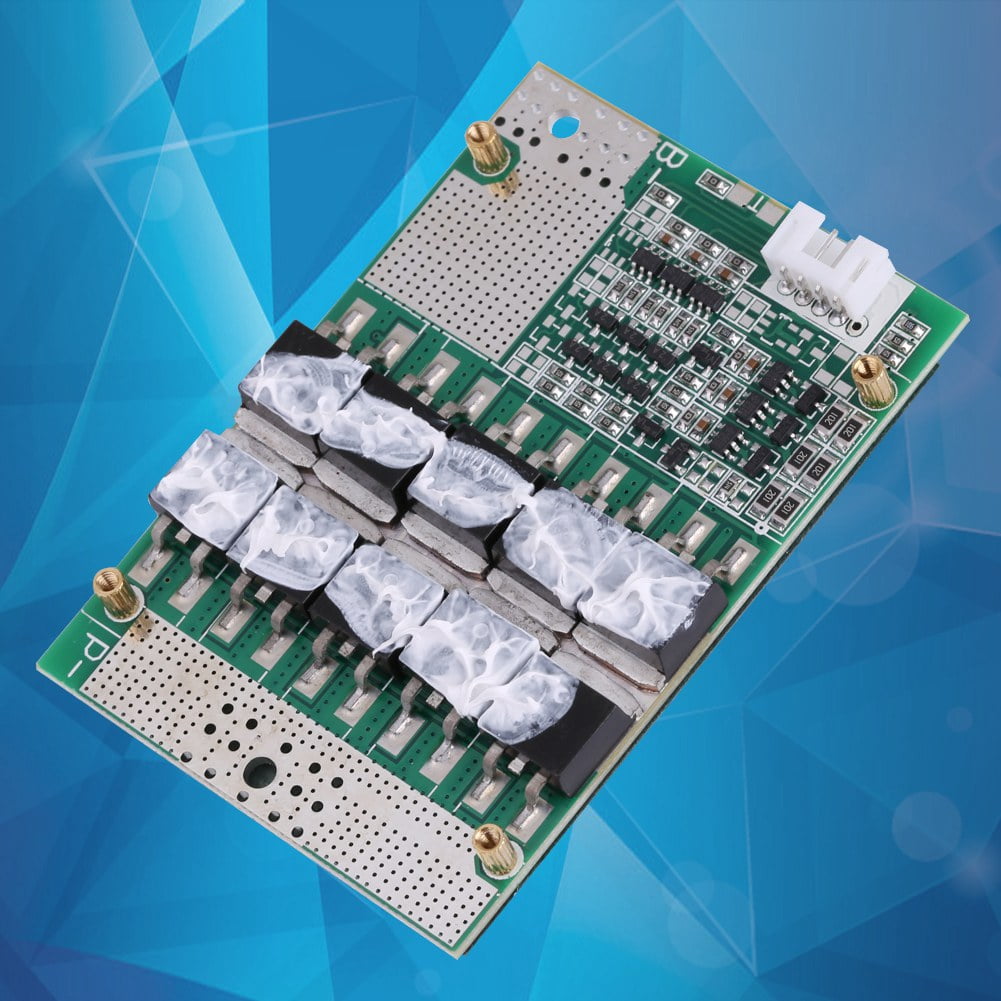 Placa de protección 3S 111 V/12V/126 V 50A Balance Li-ion 18650 batería BMS PCB Placa de ...