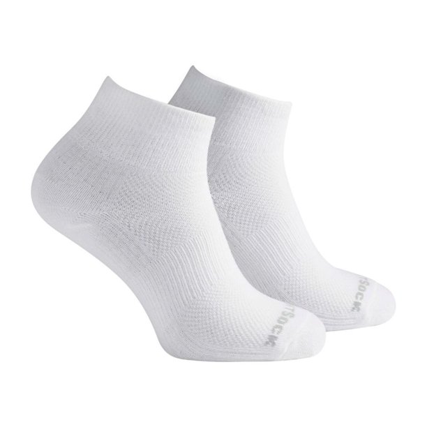 Wrightsock Unisex Coolmesh II Quarter Socks White - 805-WHT - Walmart.com