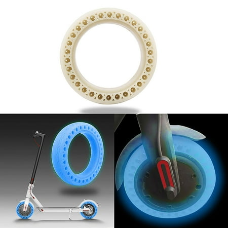 Honeycomb Rubber Solid Tire Fluorescent Tire Tubeless Luminous Solid ...