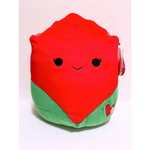 Squishmallows 2023 Valentine Squad B 12" Walsh the Red Rose Plush Doll ...