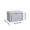 Clothes Storage Box Foldable Organizer With Lid Large Capacity Space ...