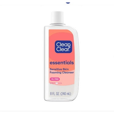 Clean & Clear Essentials Foaming Face Wash for Sensitive Skin 8 fl. oz ...