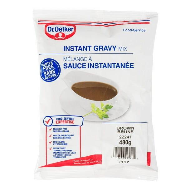 Dr. Oetker Instant Brown Gravy Mix, Gluten Free | 480G/Unit, 6 Units ...