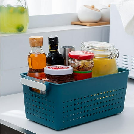 Japanese-style Plastic Storage Basket Stackable Storage Bins Fruit Toys ...