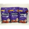 Halls Breezers Drops, Cool Creamy Strawberry, 25 ea, Pack of 3, Soothes ...