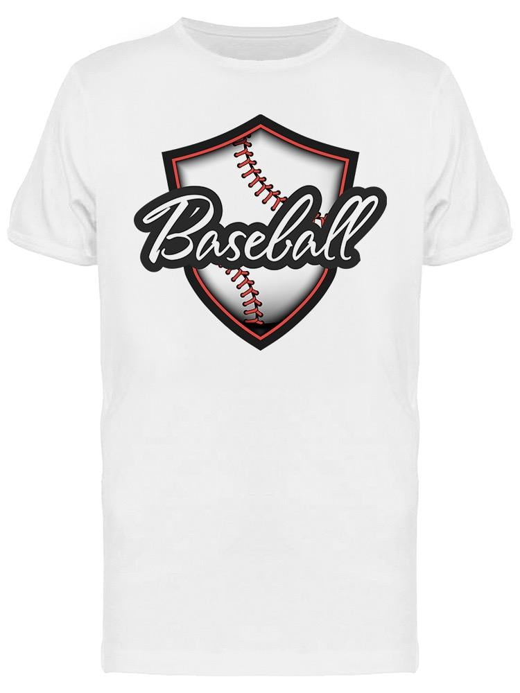 Baseball. Shield T-Shirt Men -Image by Shutterstock, Male x-Large ...