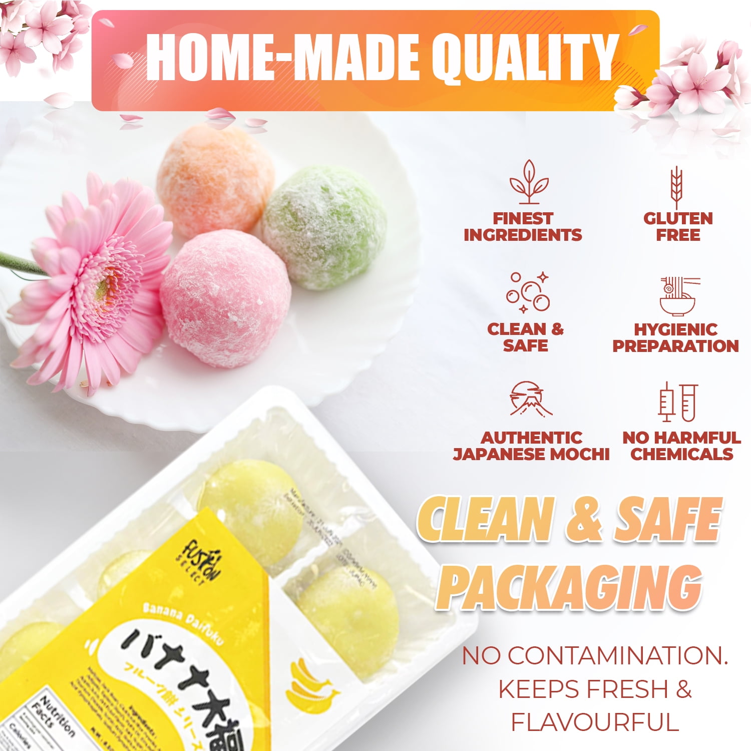 Buy Fusion Select Japanese Mochi Fruit Daifuku Japanese Desert Sweet ...