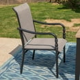 Summit Living 5-Piece Outdoor Patio Dining Set, 4 Textilene Rococo ...