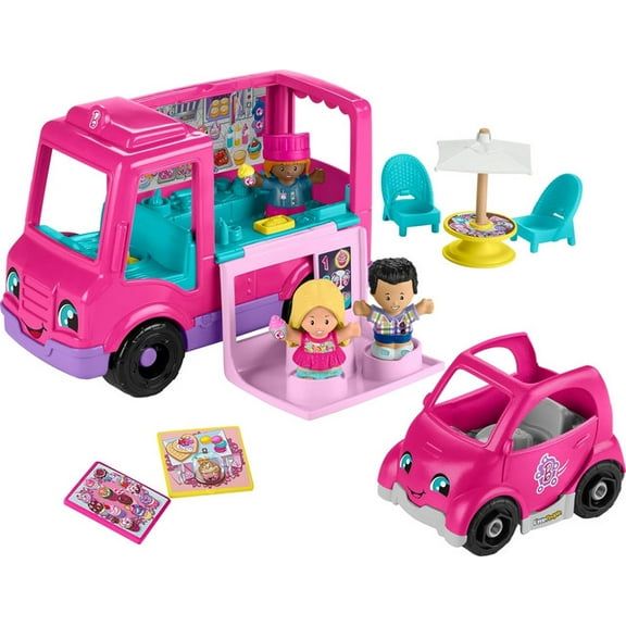 Mattel Fisher Price Little People Barbie Dreamhouse, Interactive ...
