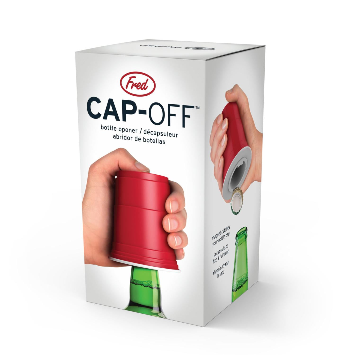 Destapador de Botellas Cap Off Fred & Friends Rojo 8x10x10cm | Walmart en línea