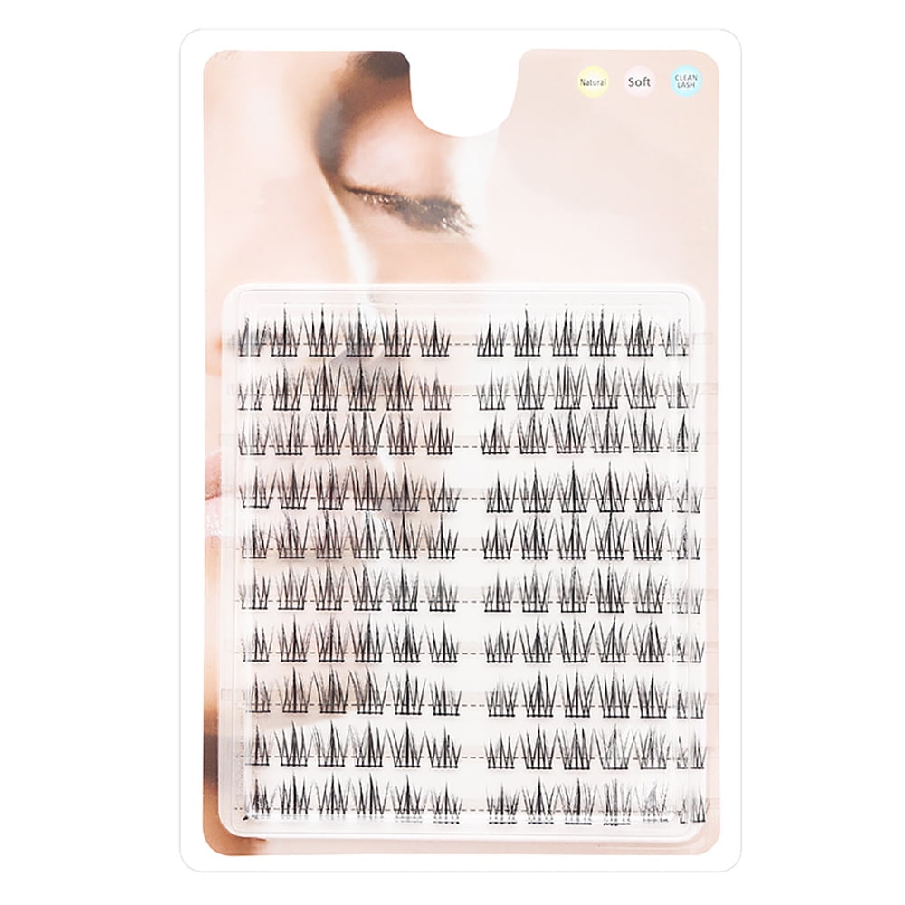 Joefnel Lash Clusters 100pcs Individual Lashes D Curl Cluster Lashes