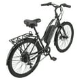 26" Schwinn EC1 Low Step Cruiser Electric Bike for Adults, 7 Speeds ...