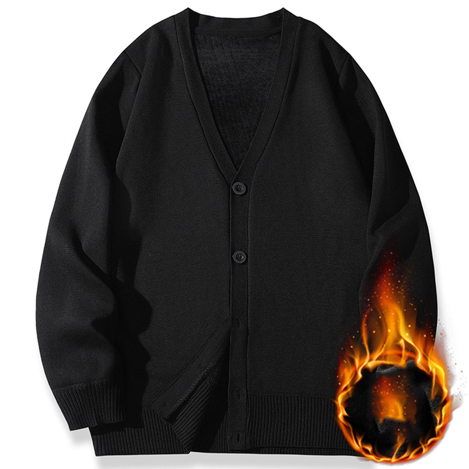 Click here for Mceream Mens V Neck Sweater Long Sleeve Button Dow... prices