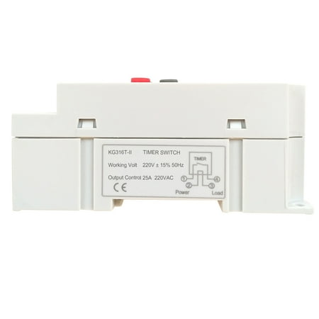 AC 220V 25A Digital Programmable Timer Din Rail Electronic Timer Time ...
