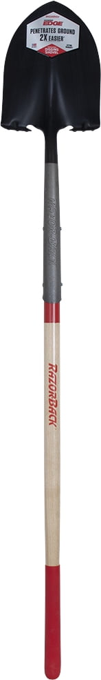 The Ames Company P-Razorback #2 Long Handle Round Point Shovel ...