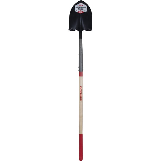 The Ames Company P-Razorback #2 Long Handle Round Point Shovel ...