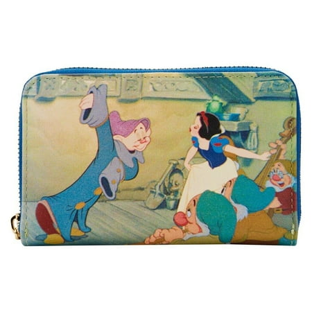 Loungefly Licensed Disney Snow White The Seven Dwarves Scene Zip-Around ...