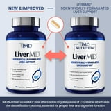 1MD Nutrition LiverMD, Liver Cleanse Supplement, Siliphos Milk Thistle ...
