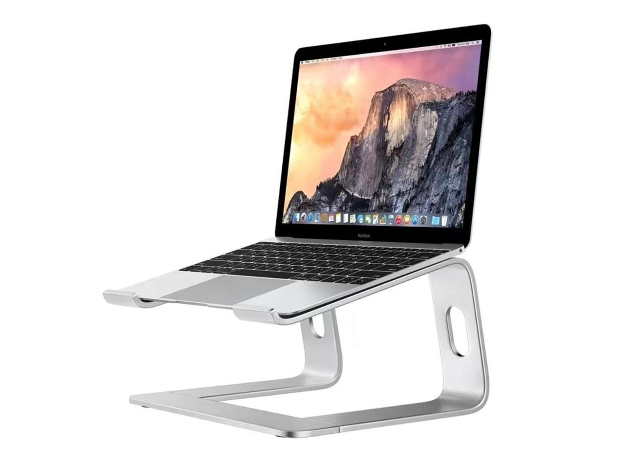 Laptop Stand, Aluminum Computer Riser, Ergonomic Laptops Elevator for ...