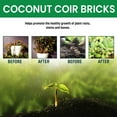 Komiseup Coco Coir Fiber Brick for Plants Coco Coir Fiber Coconut Husk ...