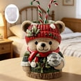 Bear Planter Silicone Mold Flowerot Concrete Mold Cement Gypsum Diys ...