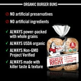 Dave's Killer Bread Organic Whole Wheat Burger Buns 8 Ct Shelf-Stable ...