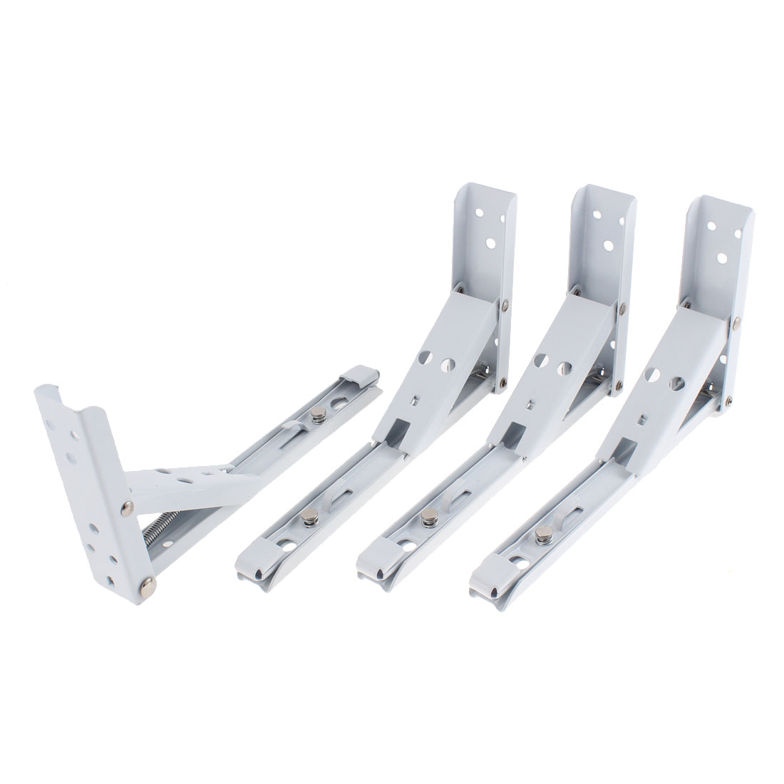 L Shape Extensions 90 Degree Folding Triangle Shelf Bracket 8 Inch ...