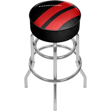Trademark Global Fire Fighter Padded Bar Stool with Back - Walmart.com