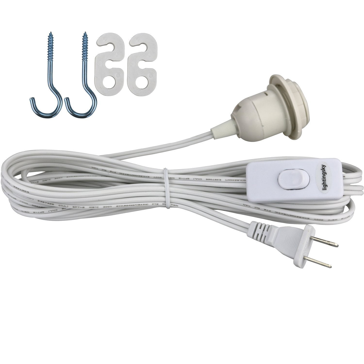 Click here for Lightingsky 15 Feet Hanging Light Cord With On/Off... prices