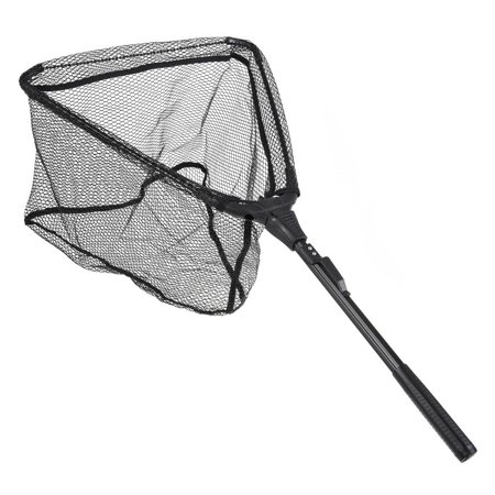 Brand New Folding Fishing Brail Net Black Single Section Triangle Dip ...