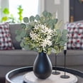 75 Stems Artificial Eucalyptus, DIY Greenery Bulk - 8 Kinds Faux Plant ...