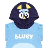 Bluey Toddler Girls Cosplay T-Shirt Dress and Leggings Outfit Set, Big ...